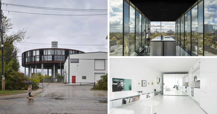 This Elevated Circular Building Is Filled With Wedge-Shaped Apartments ...