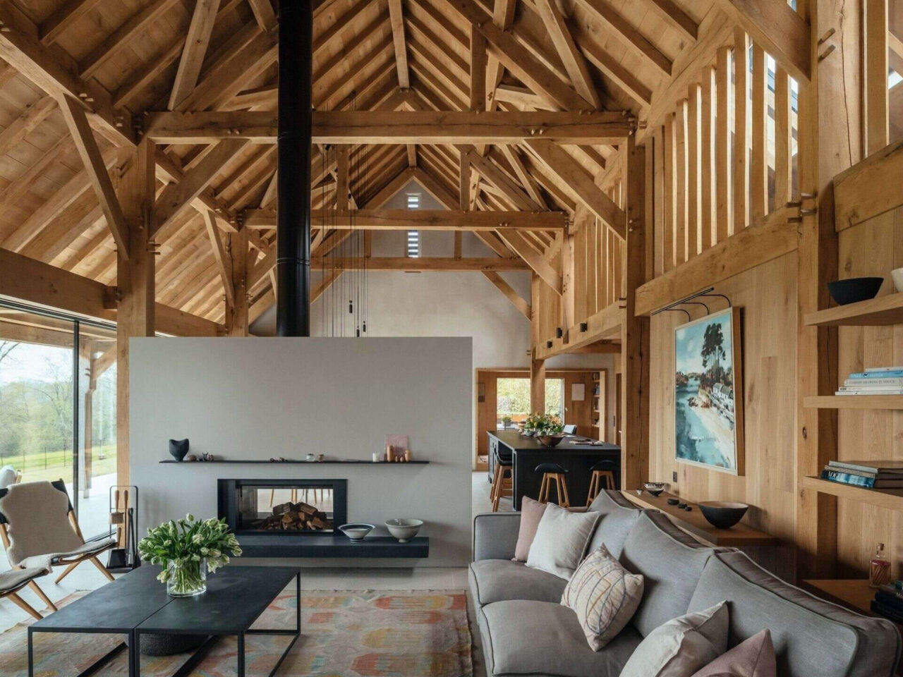 Prefabricated Timber Frames Bring This Barn-Inspired Home to Life - ᐅ ...